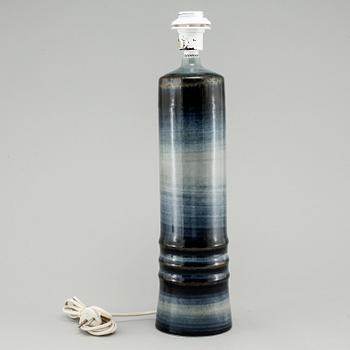 A stoneware table lamp by Olle Alberius, Rörstrand, from the latter ...