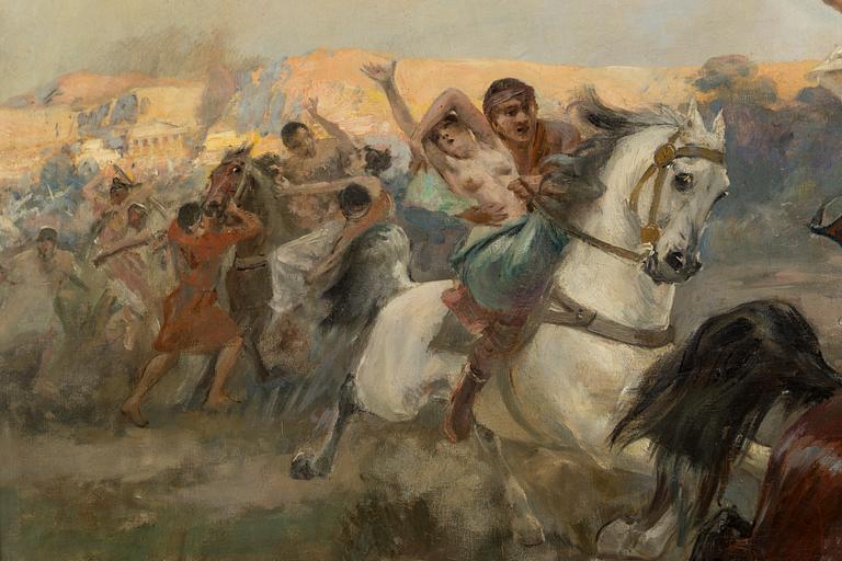 ULPIANO CHECA Y SANZ, attributed to, oil on canvas. - Bukowskis