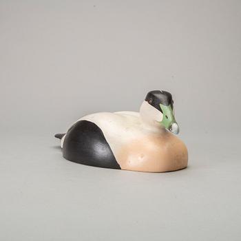 BILLY HELLSTEN, decoy eider male, handpainted signed 1988. - Bukowskis