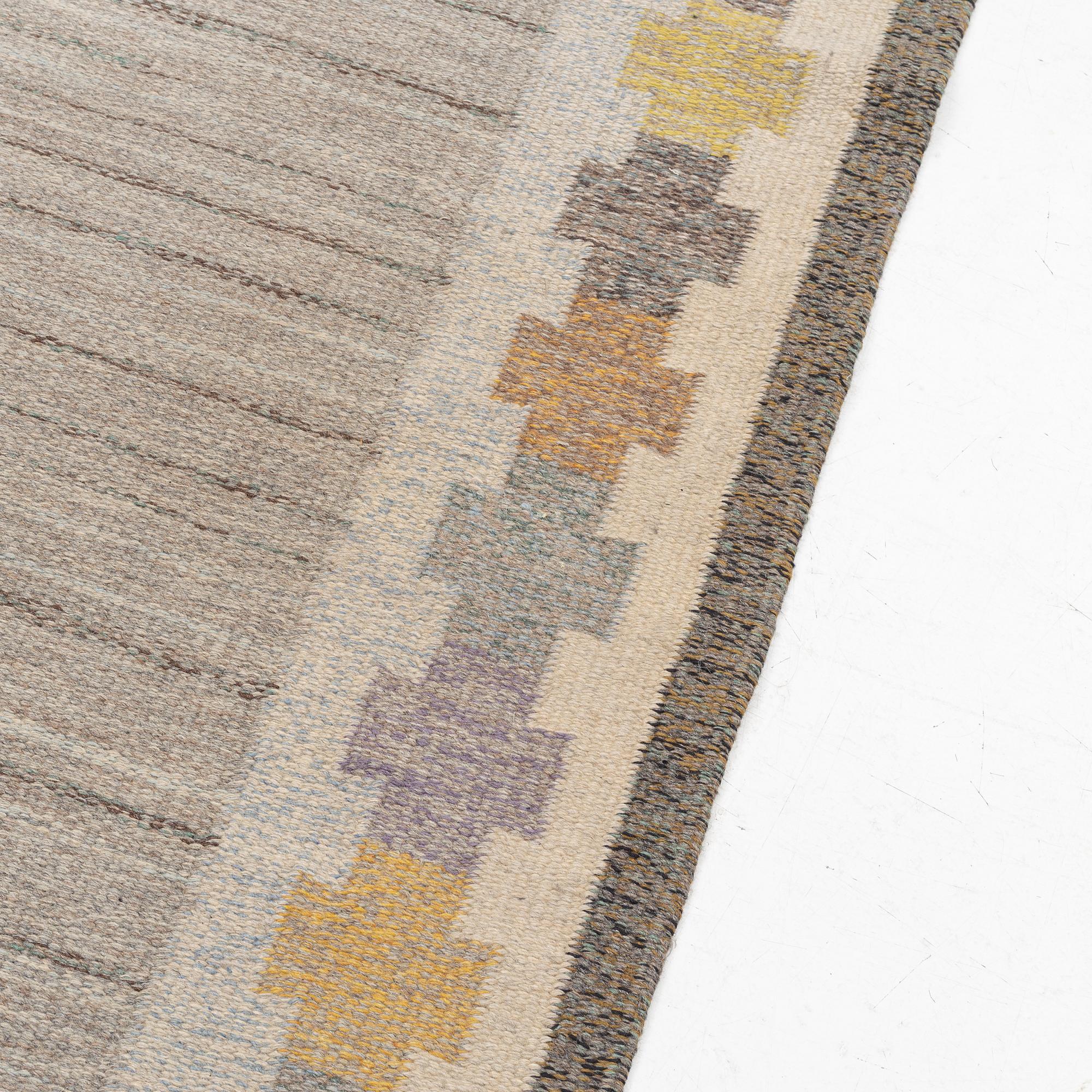 Ingegerd Silow, matta rölakan, signerad IS, ca. 240 x 161 cm. - Bukowskis