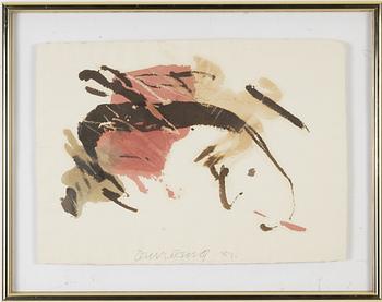 Tang Da Wu, ink & watercolour, signed and dated -87. - Bukowskis