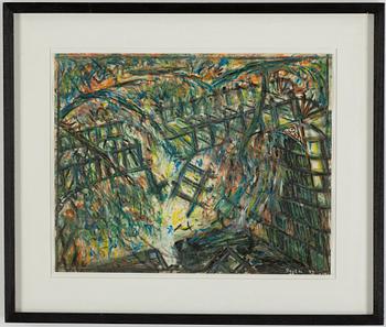 Jack Barth, mixed media on paper, signed and dated -79. - Bukowskis