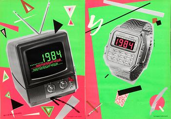 Posters, 2 pcs, "1984" Big Brother". - Bukowskis