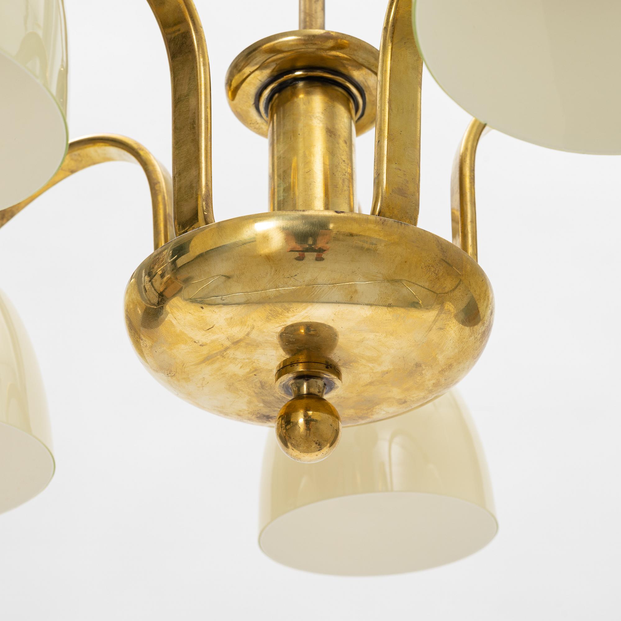 Paavo Tynell, a ceiling lamp, model '1446,' Taito Oy, Finland 1930-40's ...