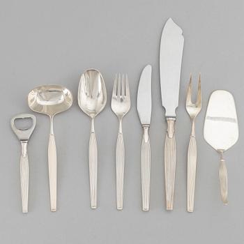 Bestickservis, 41 delar, sterling silver, modell "Savoy", Frigast ...