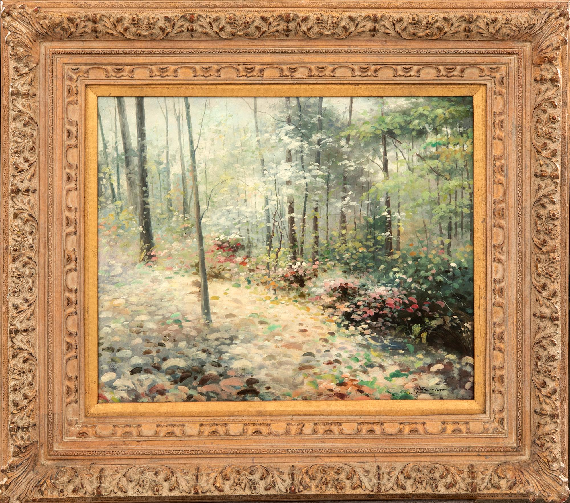 Leonardo Bazzaro, flowering glade. - Bukowskis