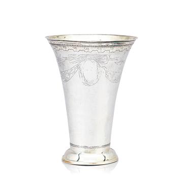 A Swedish 18th Century silver beaker, possibly Mikael Sedelin (1788 ...