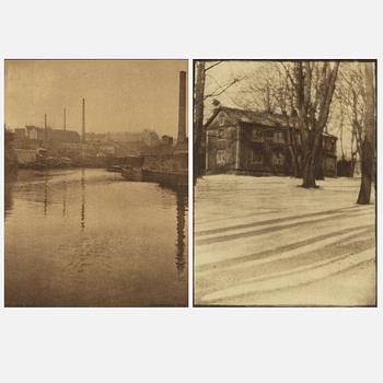 Henry B. Goodwin, two photographs from the book 'Vårt vackra Stockholm ...