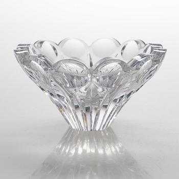 Aimo Okkolin, A cut crystal glass vase, bowl, model 6553, signed Aimo ...