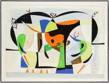 ALBERT JOHANSSON, Oil on panel, signed. Executed 1984-85. - Bukowskis
