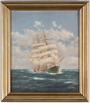 CARL GEORG WALLIN, olja på duk, signerad och daterad -51. - Bukowskis