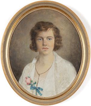 Emma Ekwall, Portrait of a Young Lady. - Bukowskis