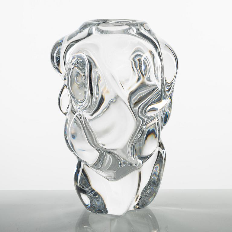 Per B. Sundberg, vase, glass, Orrefors, signed. - Bukowskis