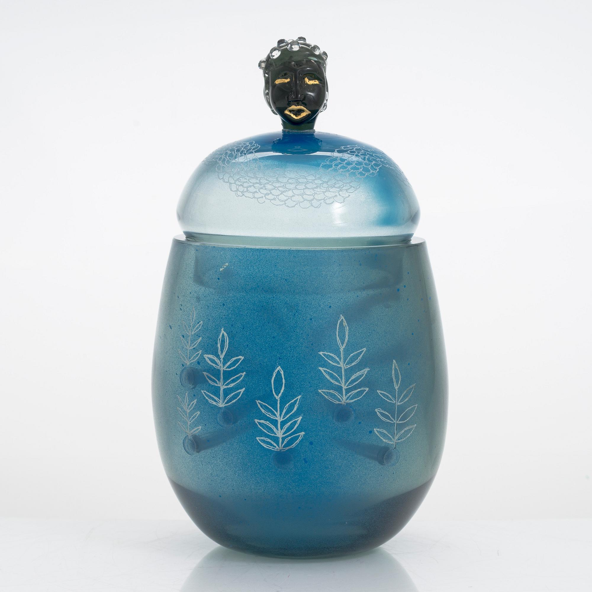 Sini Majuri & Marja Hepo-aho, A glass and metal sculpture, 'Iron Maiden ...