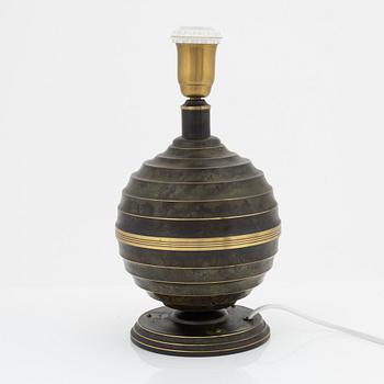 Svenska Metallverken (SvM), bordslampa, Swedish Grace, 1920/30-tal ...