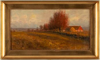 PETER ADOLF PERSSON, oil on canvas/paper-panel, signed. - Bukowskis