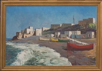 A JEAN SALA signed and dated oil on canvas. - Bukowskis