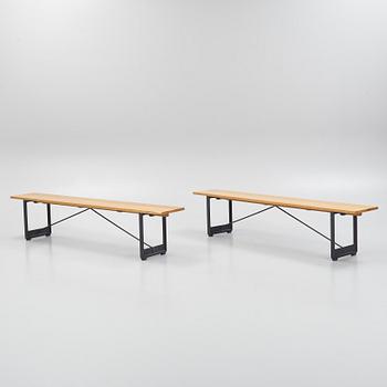 Konstantin Grcic, a pair of 'Brut' benches, Magis, Italy. - Bukowskis