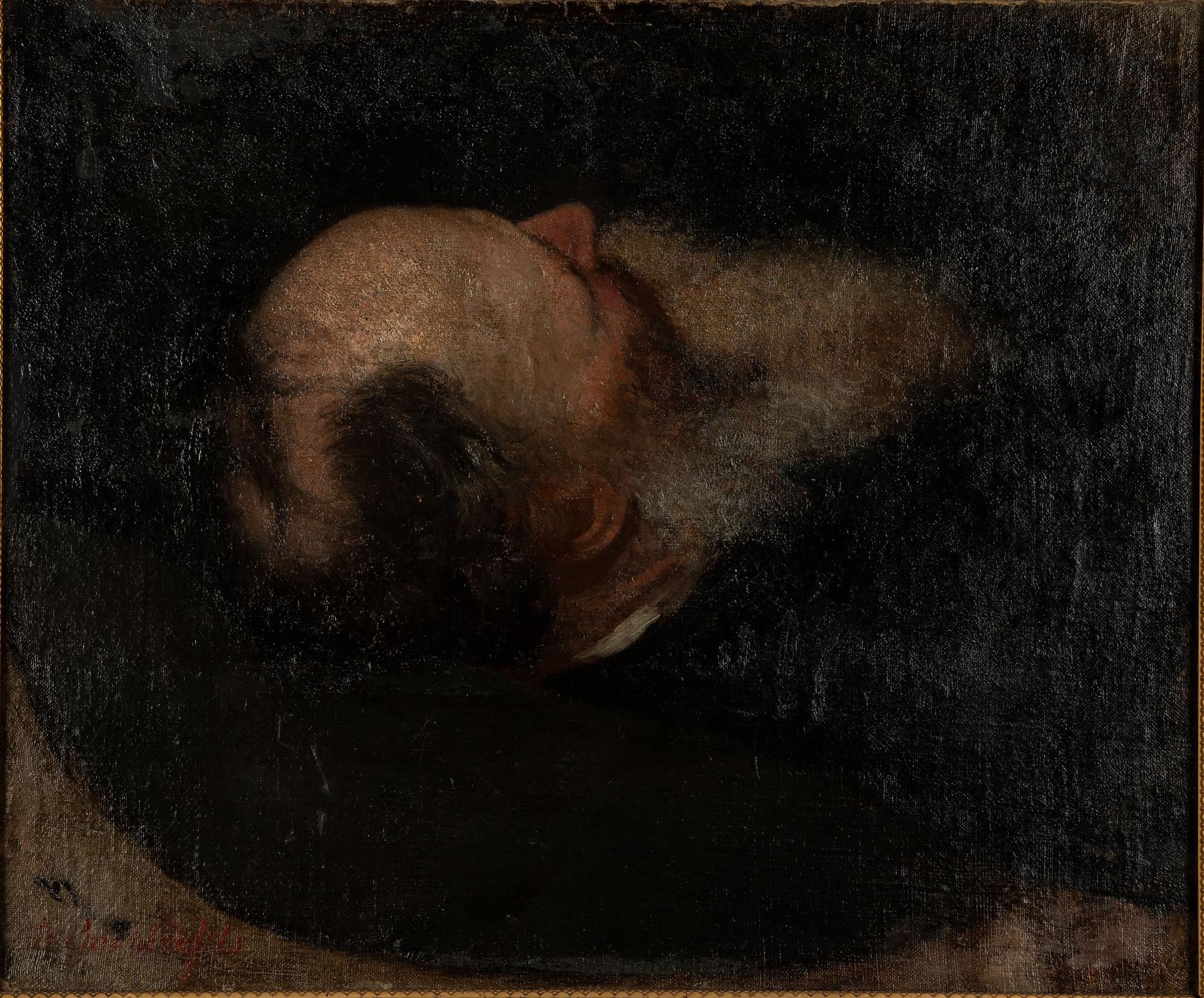 Unknown artist, 19th century, Reclining Man. - Bukowskis
