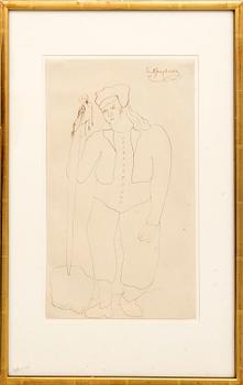 Ernst Josephson, Man with sword. - Bukowskis