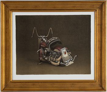 John-E Franzén, lithograph in colours, 1995, signed 13/250. - Bukowskis