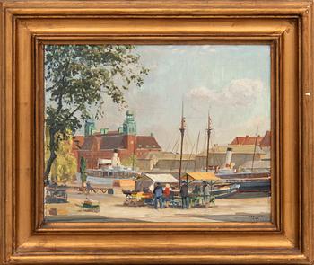 Axel Kleimer, Malmö Harbour. - Bukowskis