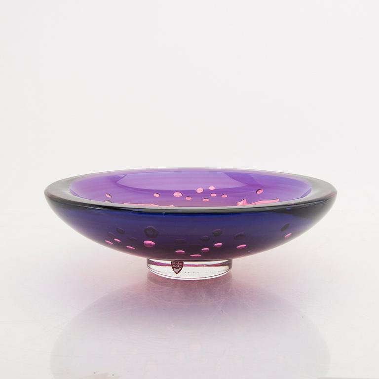 Olle Alberius, a signed glas bowl Orrefors gallery 92. - Bukowskis