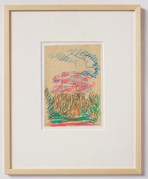 Inge Schiöler, Cliff Landscape with Bush. - Bukowskis