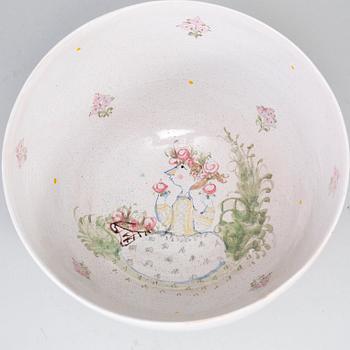 BJÖRN WIINBLAD, a signed stoneware bowl, Denmark, 1954. - Bukowskis