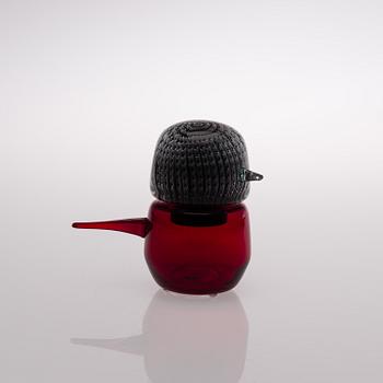 MATTI KLENELL, LASILINTU, "Thieving magpie", Iittala. - Bukowskis