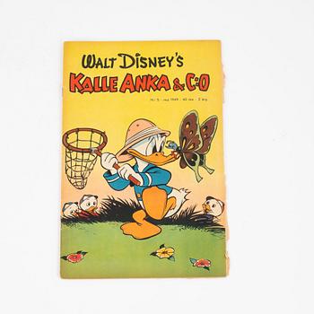 Serietidning, "Kalle Anka & Co" Nr 5, 1949. - Bukowskis
