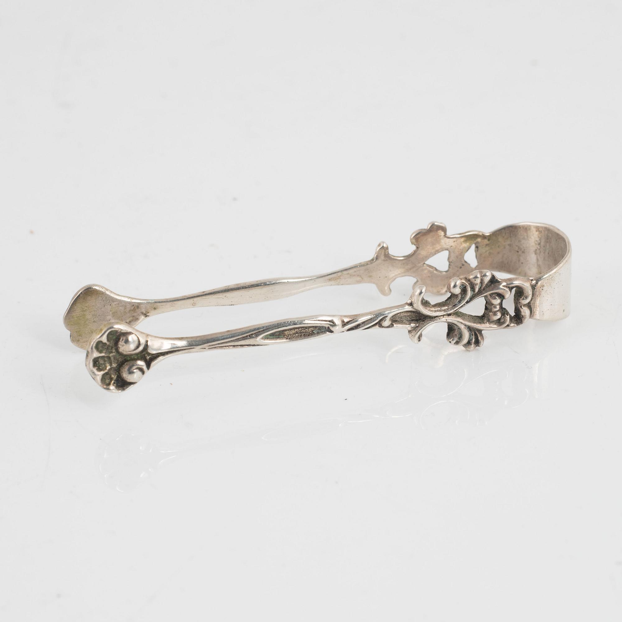 Adolf Mayer, a silver sugar box, Frankfurt, Germany, early 20th Century ...