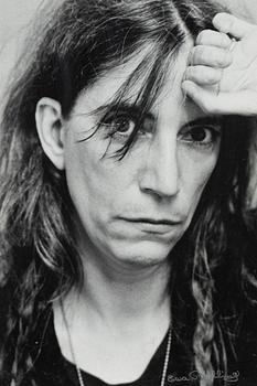 Ewa Rudling, portrait of Patti Smith signed verso. - Bukowskis