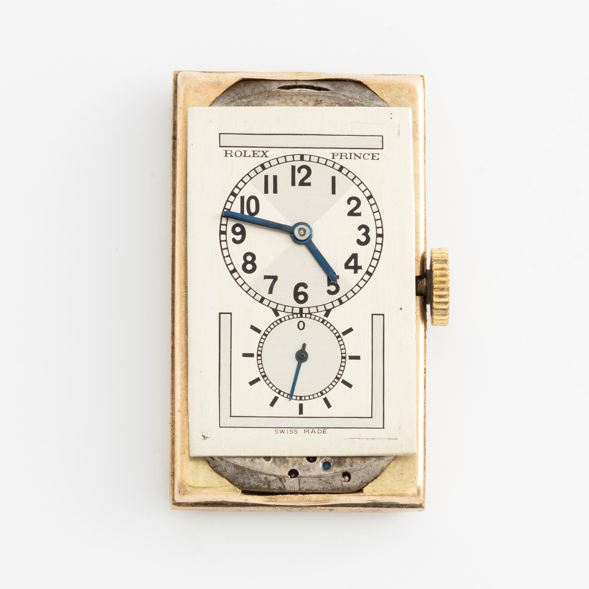 Rolex, Prince, "Doctor’s Watch", "Brancard", armbandsur, 22 x 35,5 (42 ...