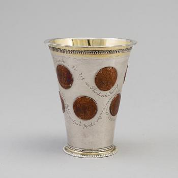 BÄGARE, silver, Carl Magnus Ekman, Eksjö 1729-1738). - Bukowskis