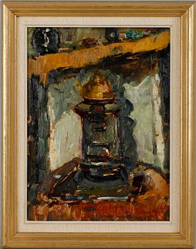 FRANS HOOS, olja på pannå, sign. - Bukowskis