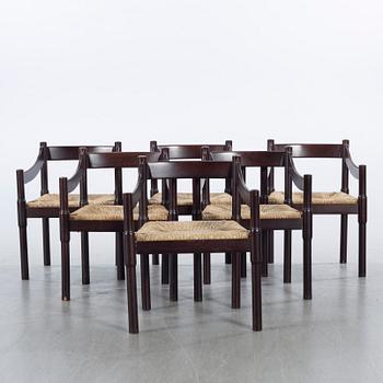 VICO MAGESTRETTI, stolar, 6 st, "Carimate", Italien. - Bukowskis