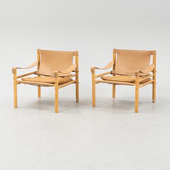 A pair of 'Scirocco' armchairs by Arne Norell, end of 20th Century ...