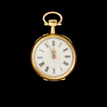 NAISTEN KAULAKELLO, 18K kultaa, timantti. Ligeron Paris, 1800-luvun ...