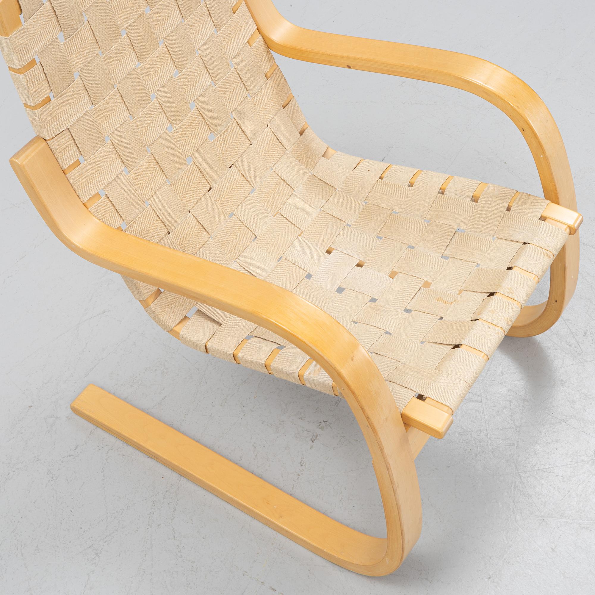 Alvar Aalto, fåtölj, modell 406, Artek, Finland. - Bukowskis