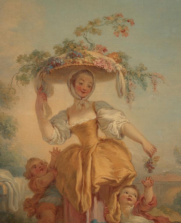 Jean Honoré Fragonard Follower of, ”La bergère”/”La vendangeuse” ("The ...