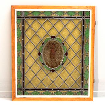 A leaed window early 1900s. - Bukowskis