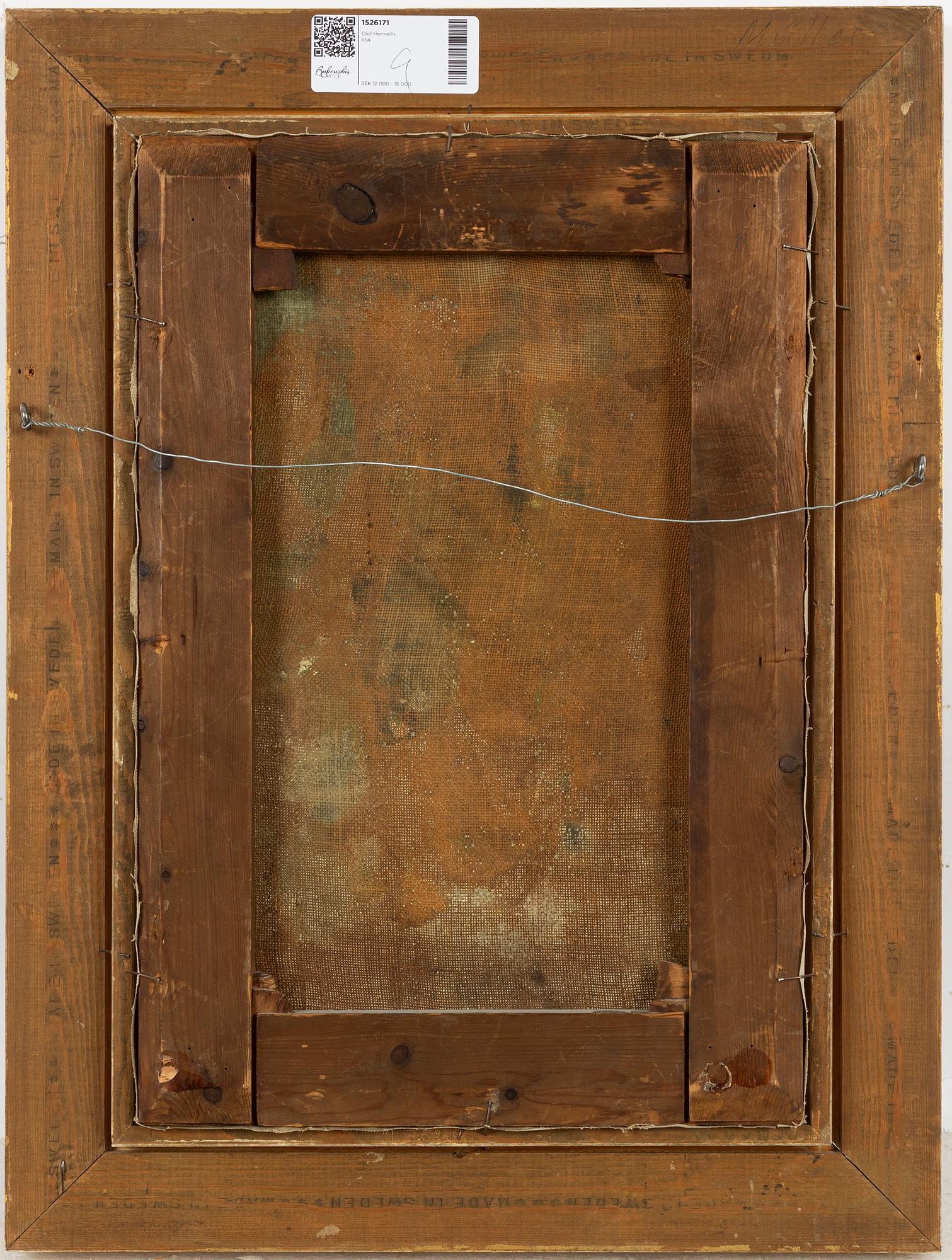 Olof Hermelin, Vårlandskap med gossar. - Bukowskis