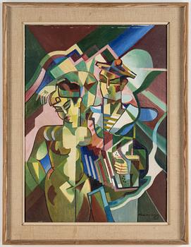 JAN SIGFRID ALFONS CARLSSON, oil on board, signed and dated - 54 ...