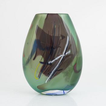 Jan-Eric Ritzman, a glass vase, Transjö, 1988. - Bukowskis