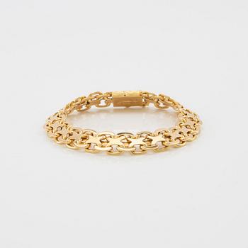 Bracelet x-link 18K gold, G. Dahlgren & Co Malmö 1963. - Bukowskis