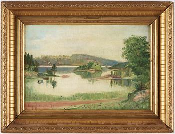 AUGUST JANSSON, olja på duk, signerad. - Bukowskis