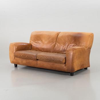 AN ITALIAN MOLINARI LEATHER SOFA. - Bukowskis