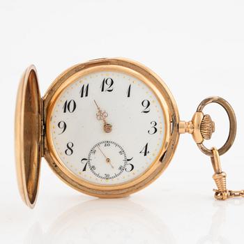 Pocket watch, 14K gold, 55 mm. - Bukowskis