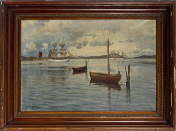 Johan Ericson, oil on canvas, signed and dated 1910. - Bukowskis